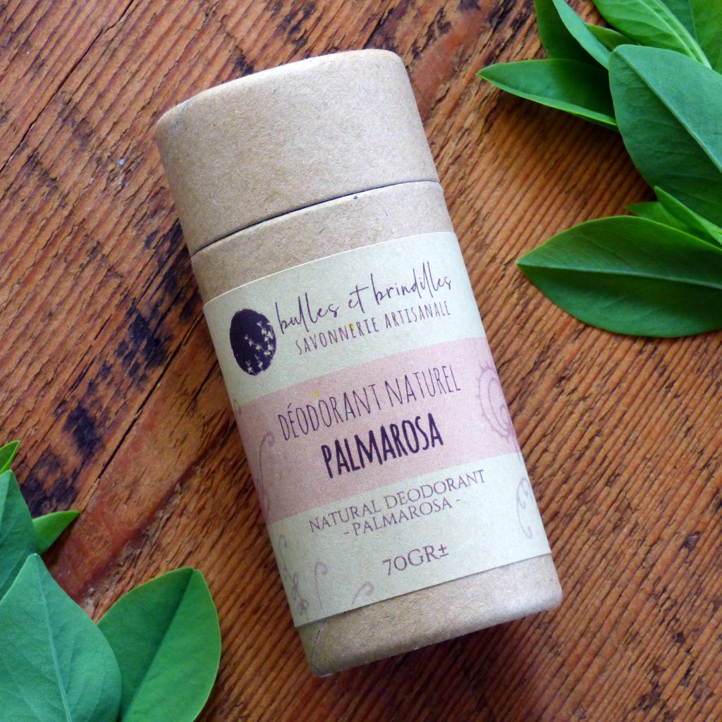 déodorant naturel bio PALMAROSA - Bulles et brindilles