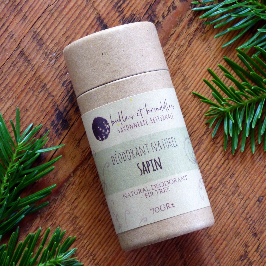déodorant naturel bio SAPIN - Bulles et brindilles